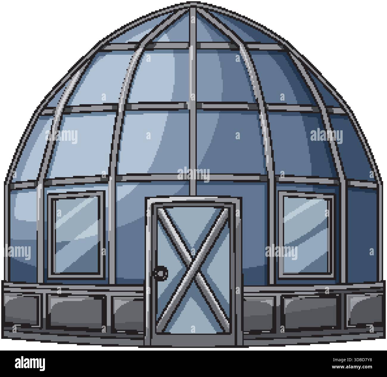 Biodome view Stock Vector Images - Alamy