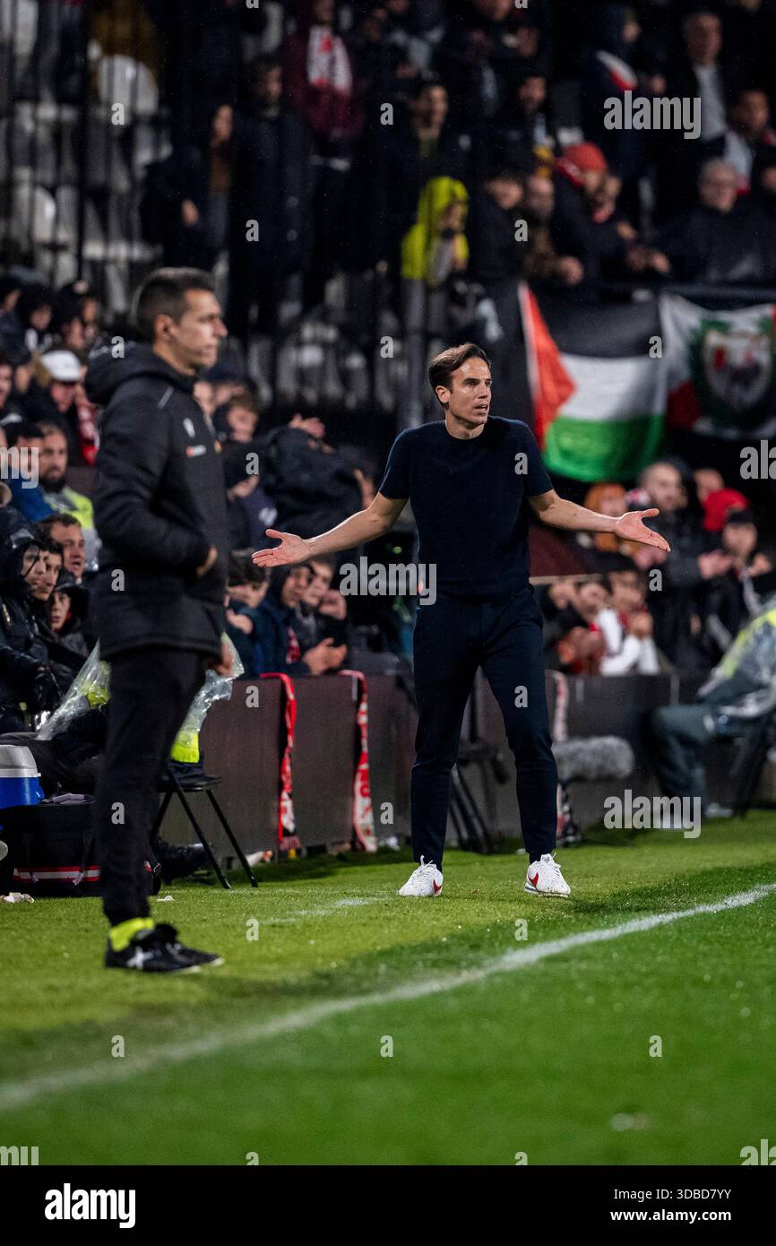 December 15, 2025, Madrid, Madrid, Spain: Inigo Perez, head coach of ...