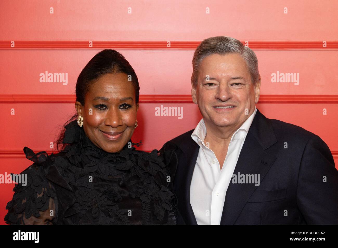 Nicole Avant, Ted Sarandos attends 'Emily In Paris' Season Five Netflix ...
