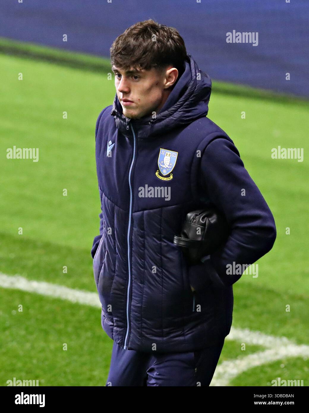George Brown of Sheffield Wednesday before the Sky Bet Championship ...
