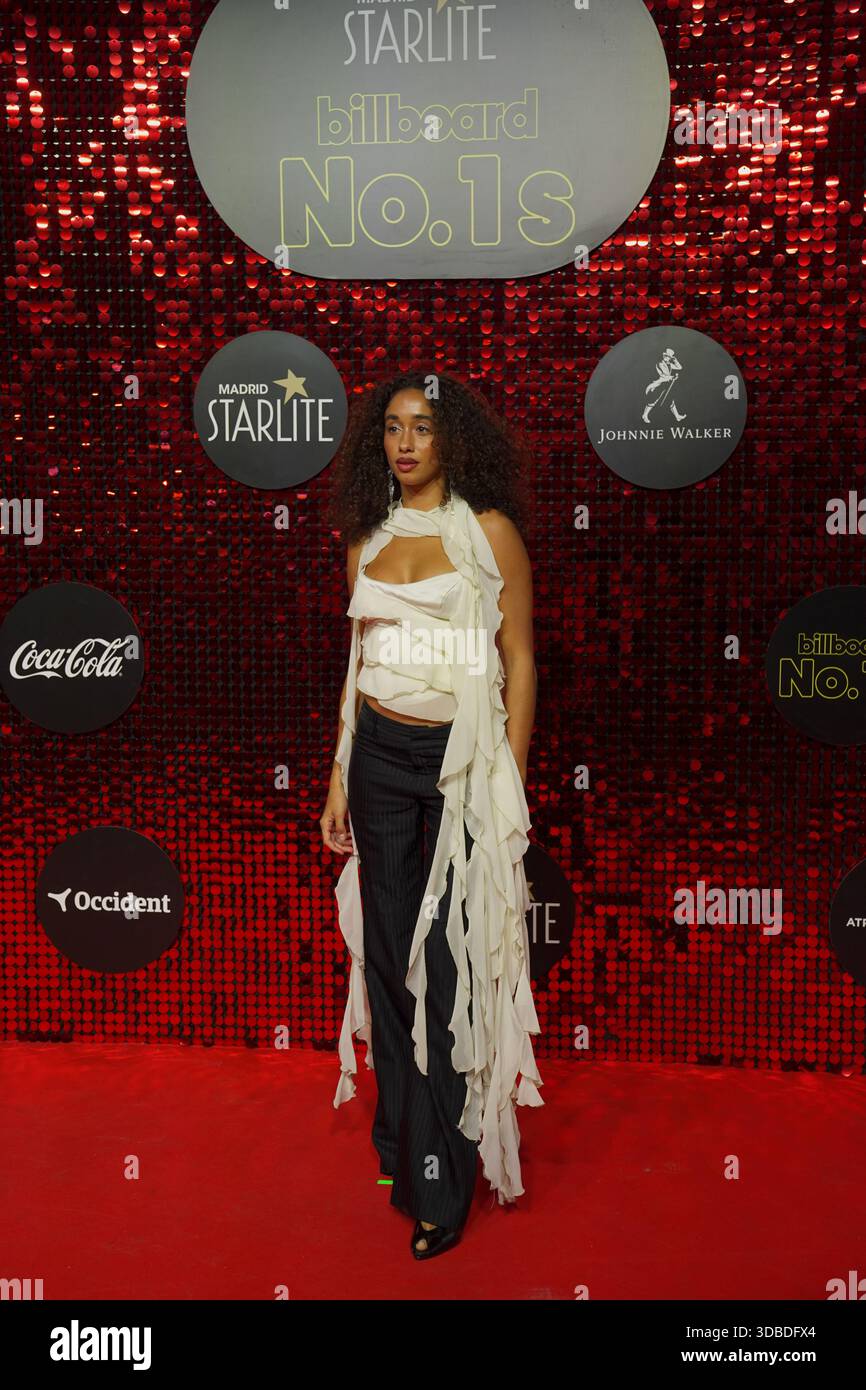 Eva Ruiz attends the "Billboard No. 1s" photocall at Ifema on December ...
