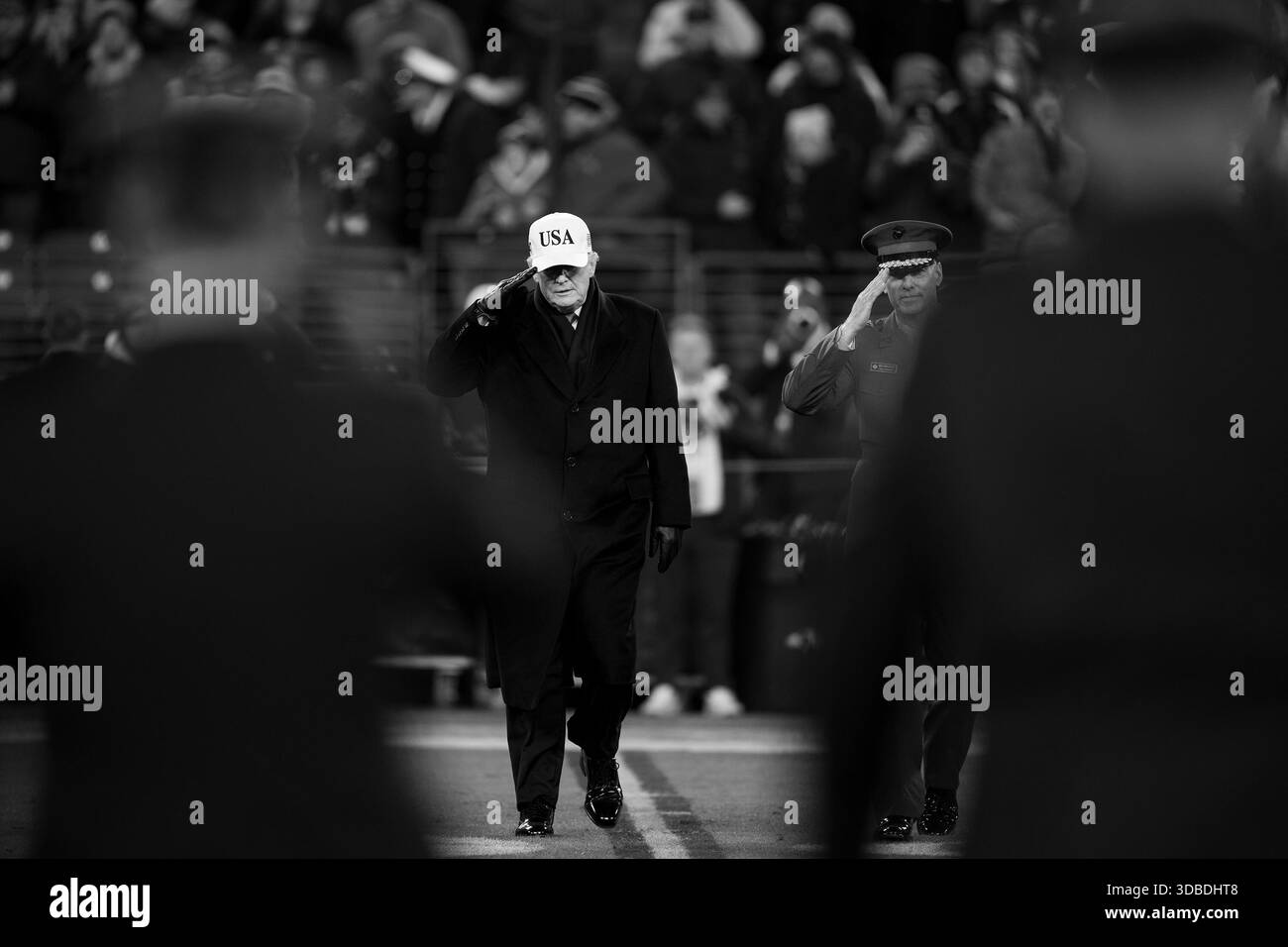President Donald Trump attends Army Navy football game at M&T Bank ...