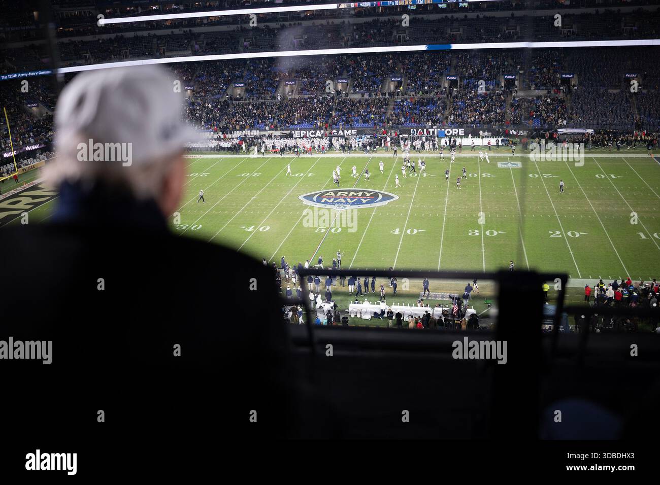 President Donald Trump attends Army Navy football game at M&T Bank ...