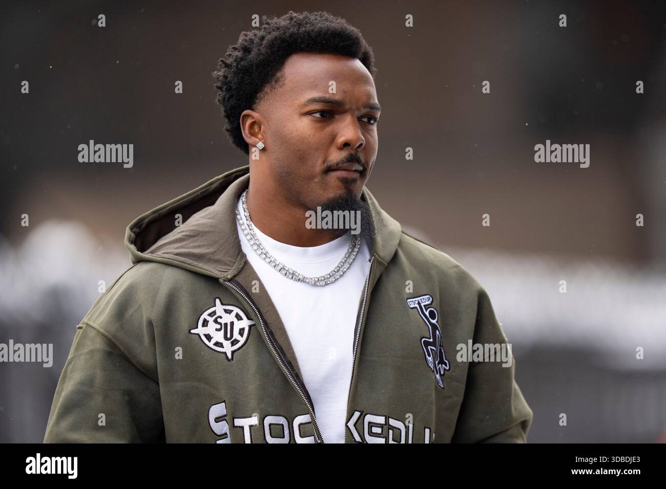 Philadelphia Eagles linebacker Nakobe Dean arrive prior to an NFL ...