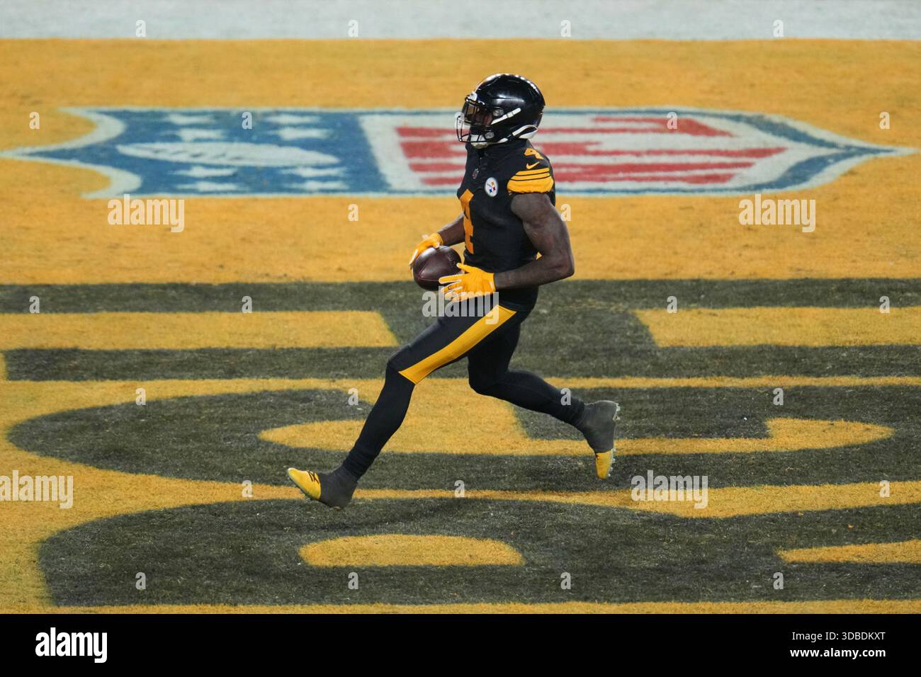 Pittsburgh Steelers wide receiver DK Metcalf scores a touchdown after ...