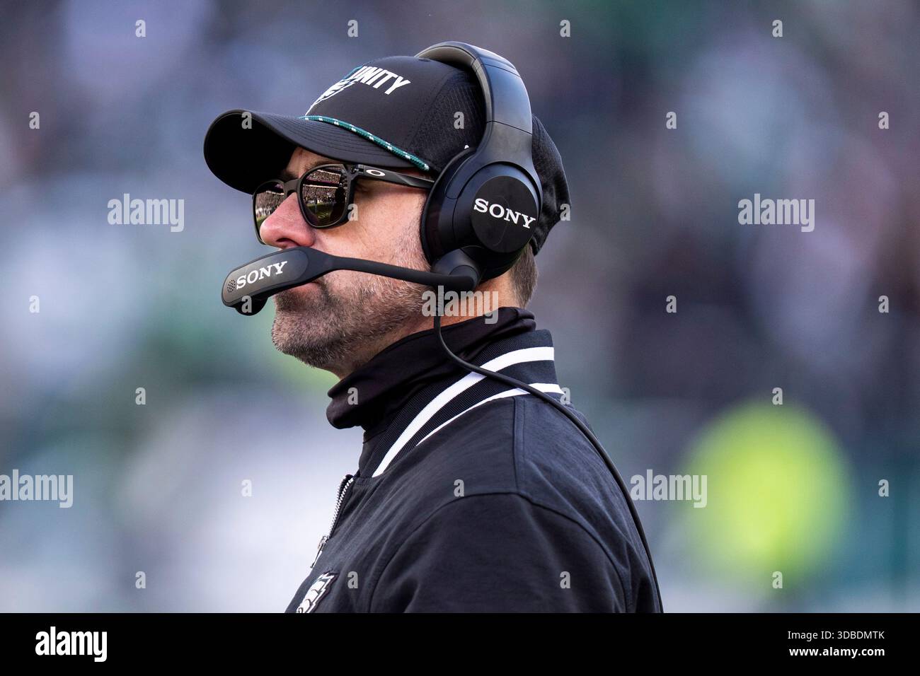 Philadelphia Eagles offensive coordinator Kevin Patullo looks on during ...