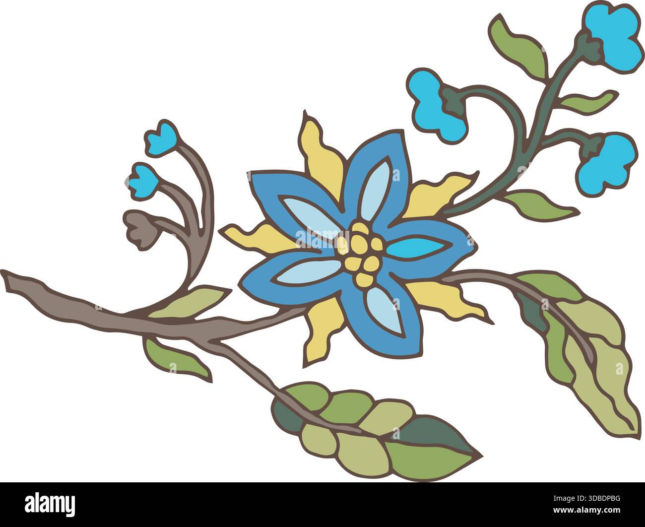Large peony bloom vector clipart Stock Vector Image & Art - Alamy