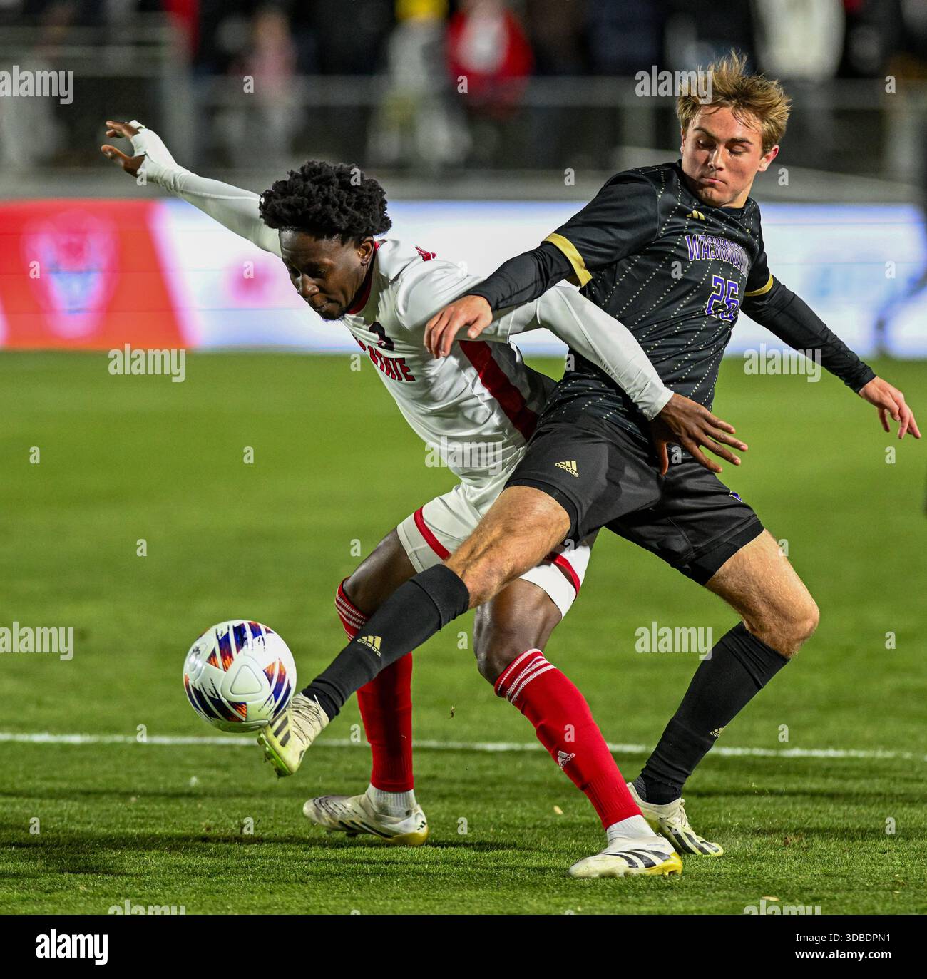 December 15, 2025, Durham, North Carolina, USA: Washington midfielder ...