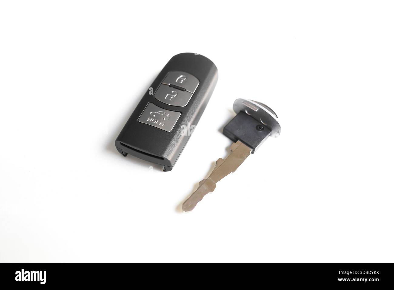 Modern Car Key Fob, A modern car key fob with buttons for lock and ...
