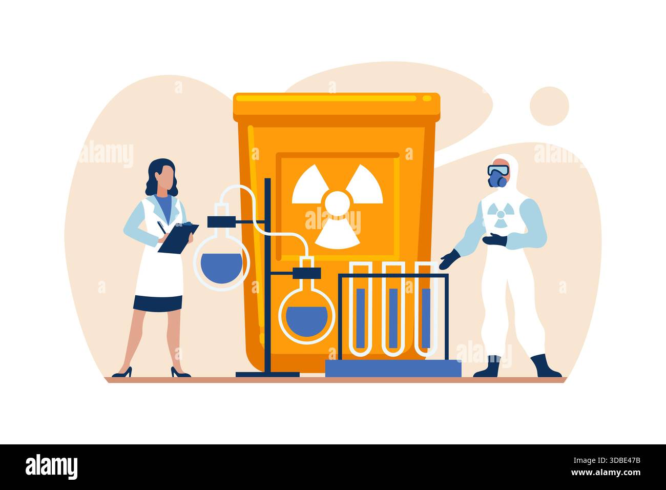 Chemical waste disposal. Safe radioactive materials, Scientists manage ...