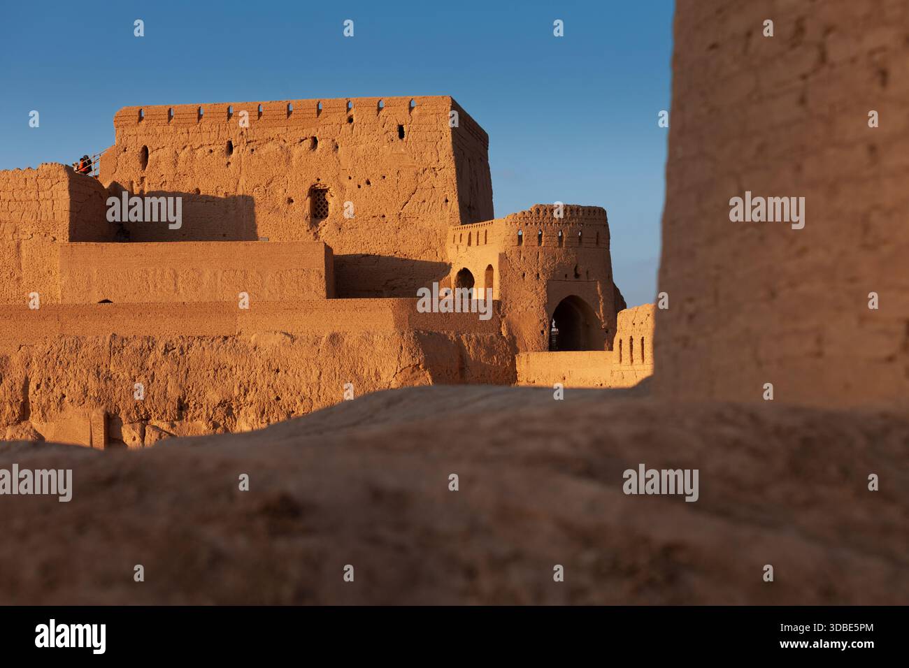 Meybod, Iran: Visitors explore Narin Castle, an ancient mud-brick ...