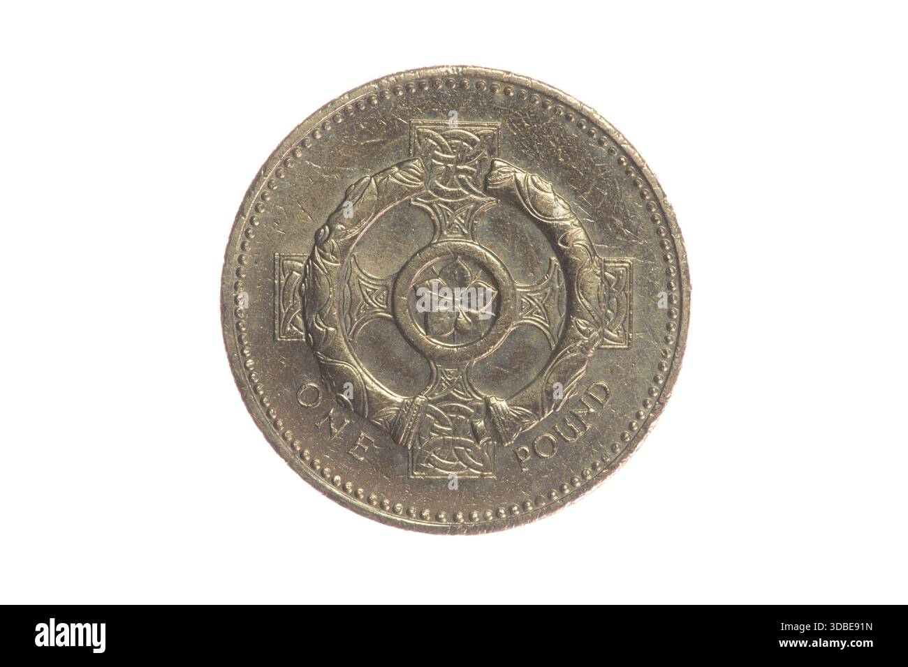 Queen Elizabeth II 1996 pound coin - reverse - Northern Ireland design ...