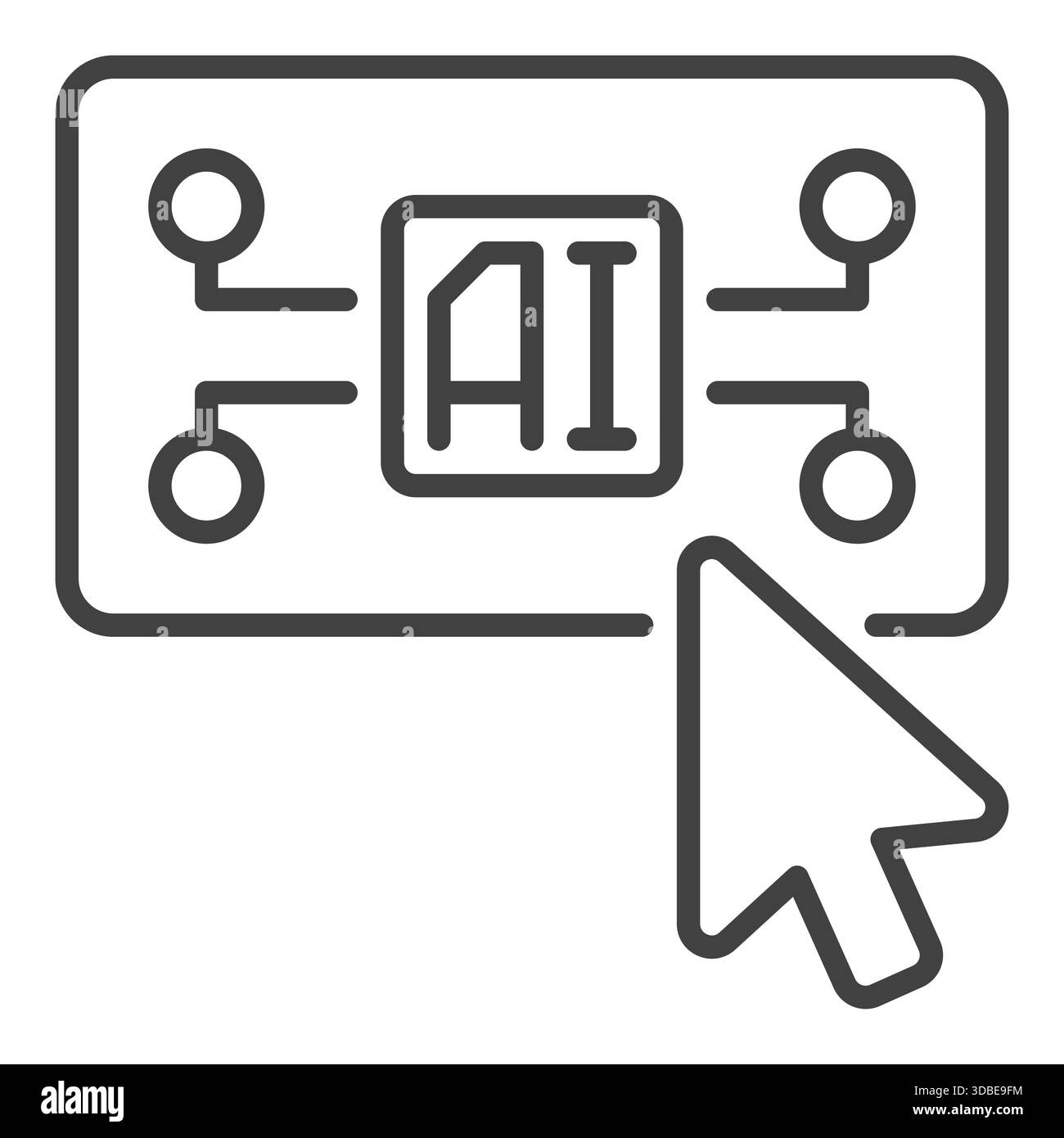 Mouse click on ai hi-res stock photography and images - Alamy