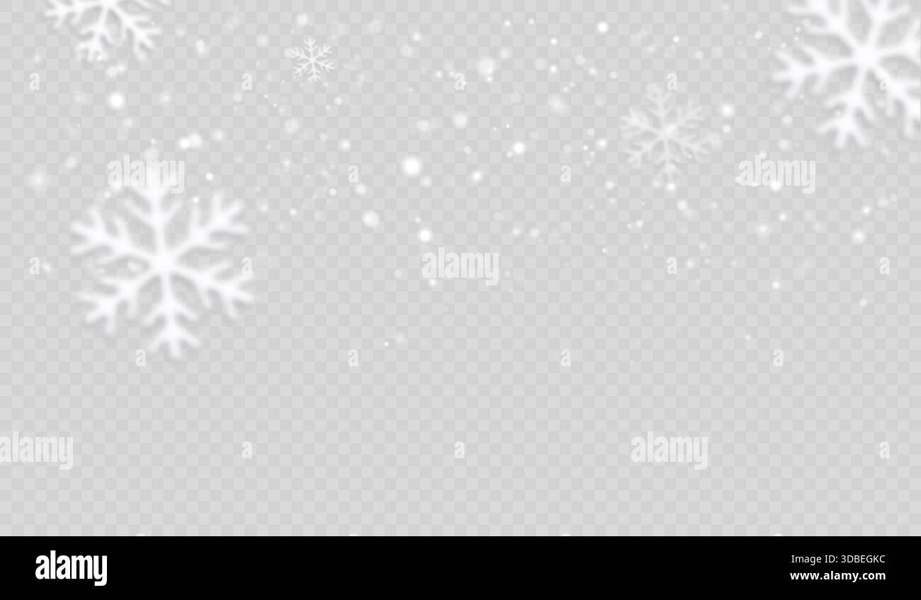 Frosty weather falling snow Stock Vector Images - Alamy