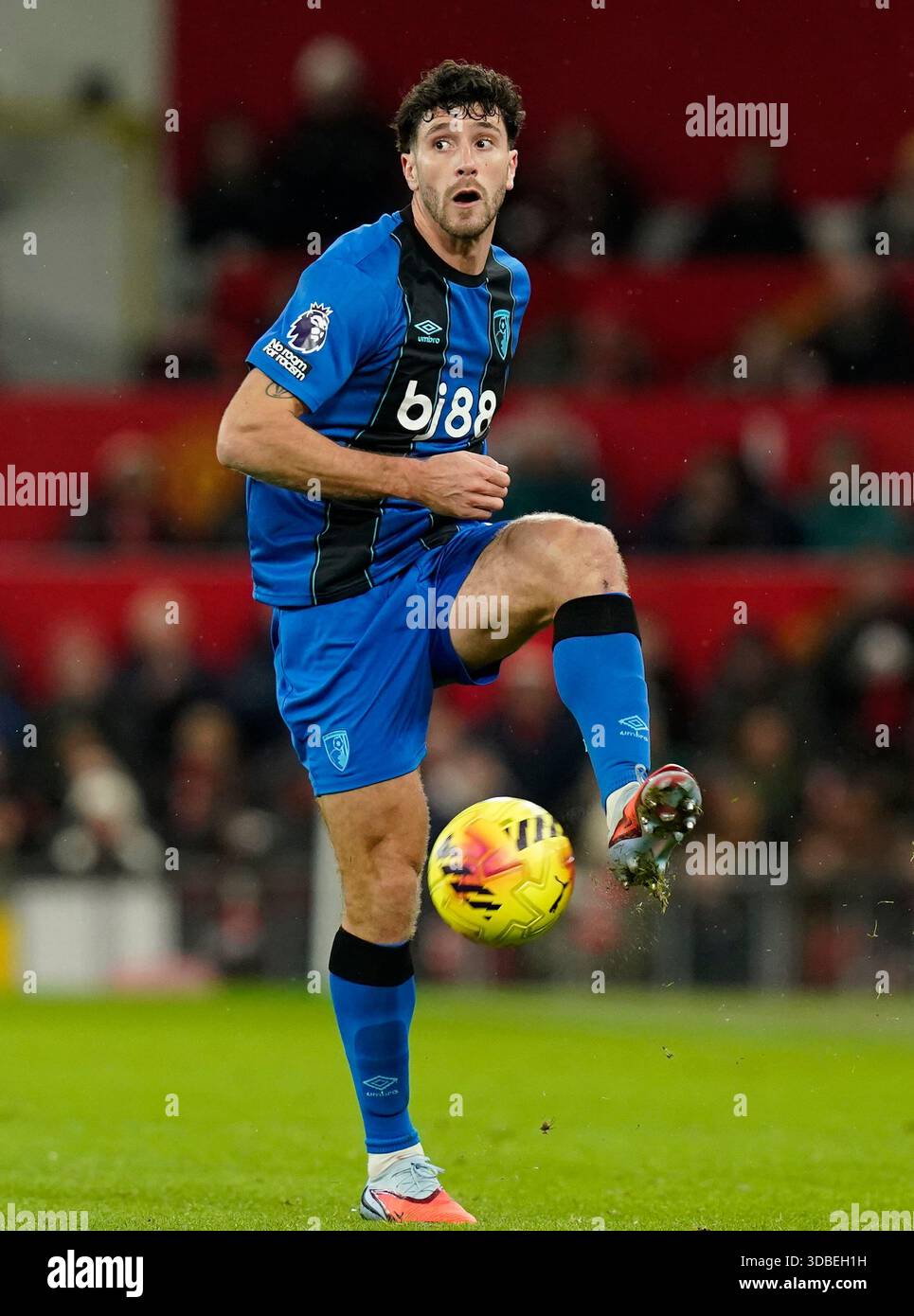 Manchester, England, 15th December 2025. Marcos Senesi of Bournemouth ...