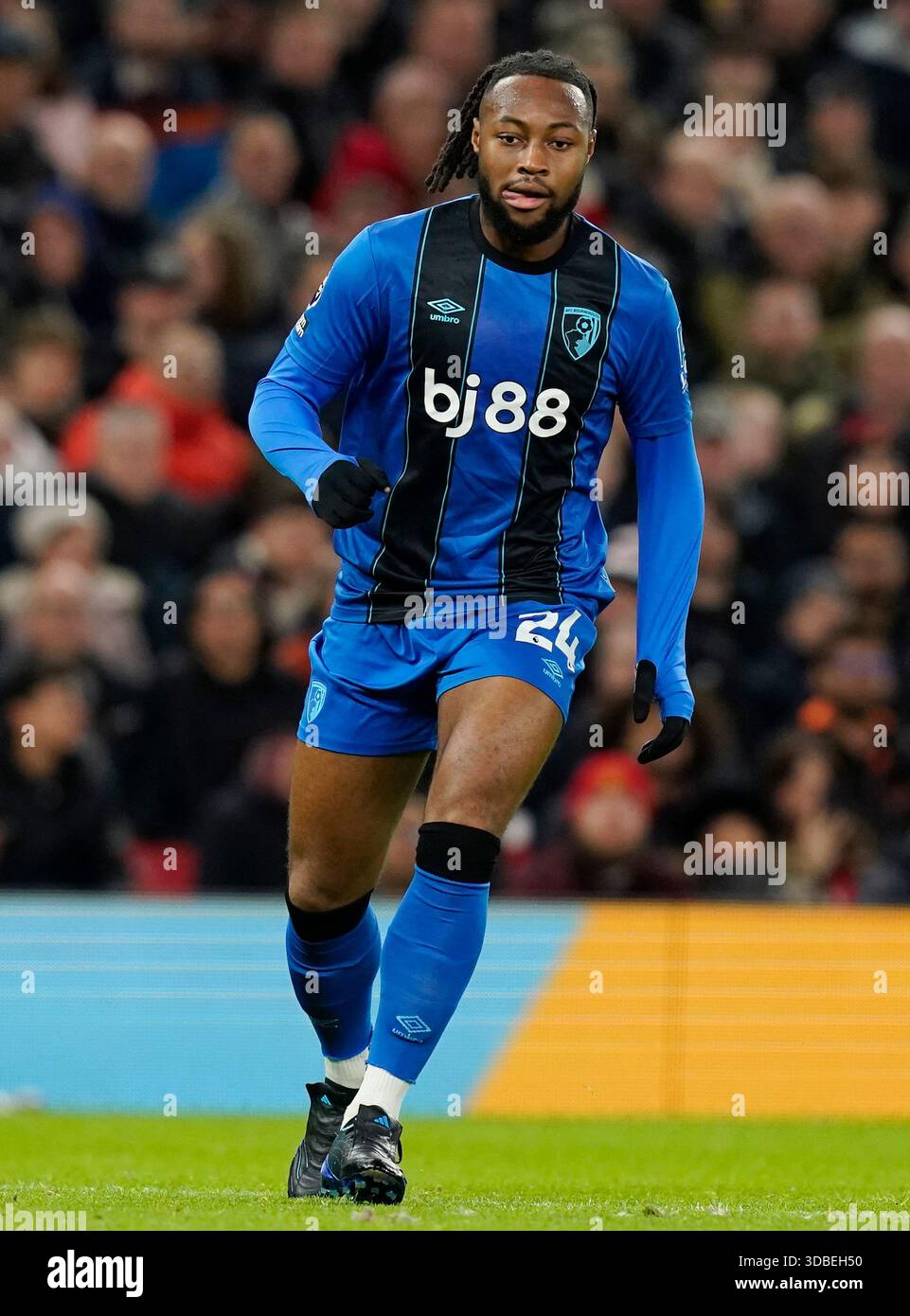 Manchester, England, 15th December 2025. Antoine Semenyo of Bournemouth ...