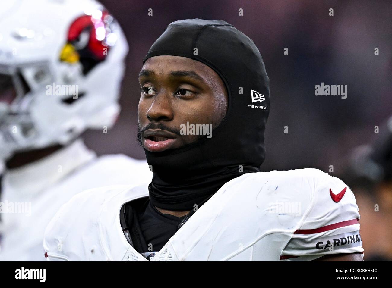 Arizona Cardinals running back Michael Carter (22) looks on during a ...