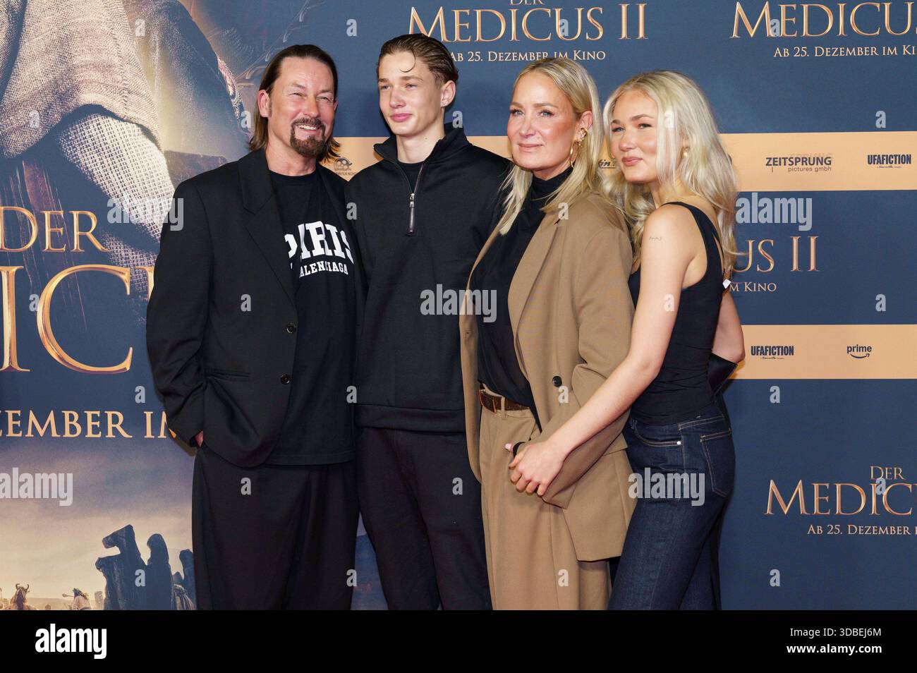 Dirk Budach, Luiz-Fritz Budach, Janine Kunze und Lili-Mari Budach bei ...