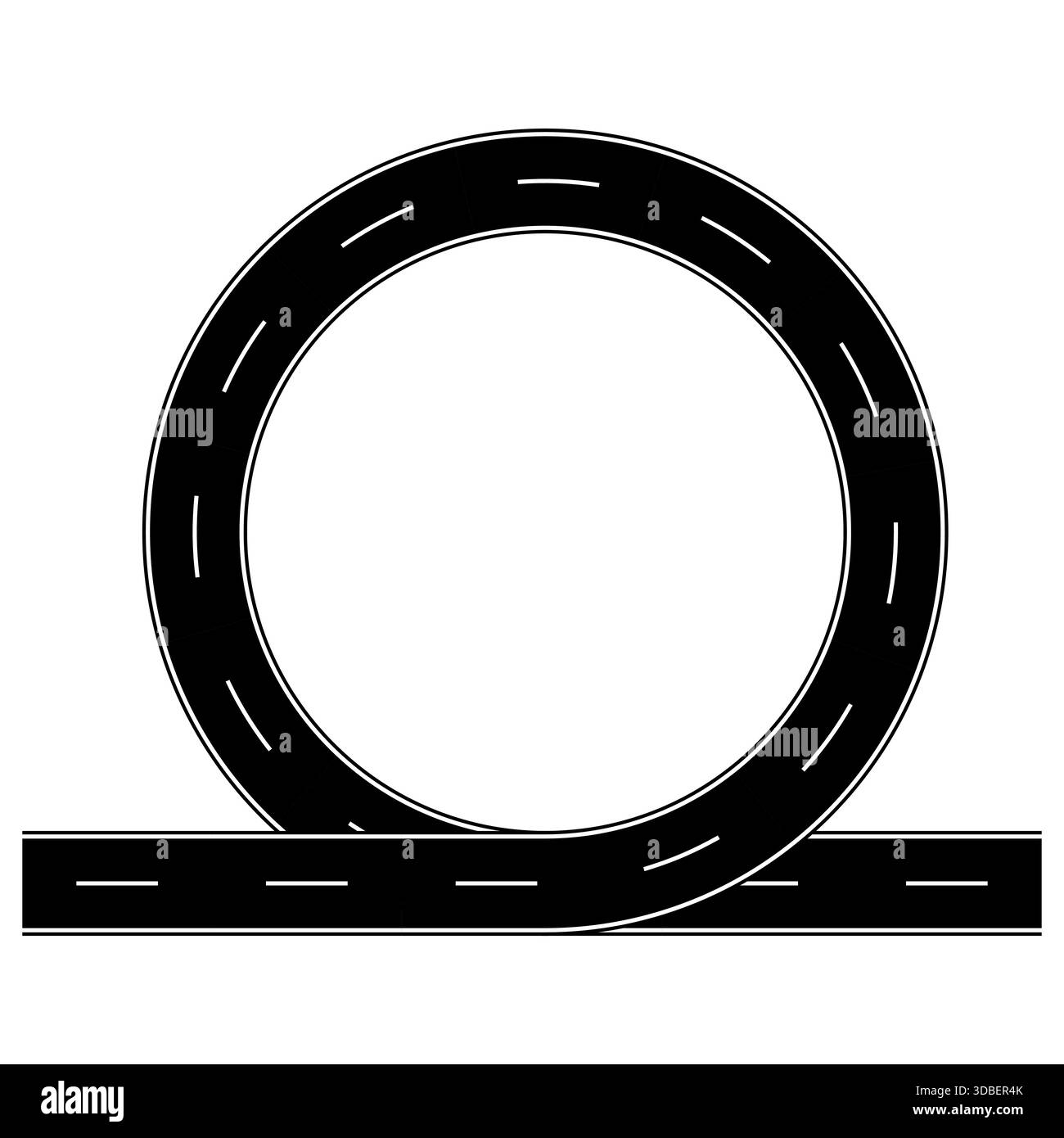 Endless highway Black and White Stock Photos & Images - Alamy