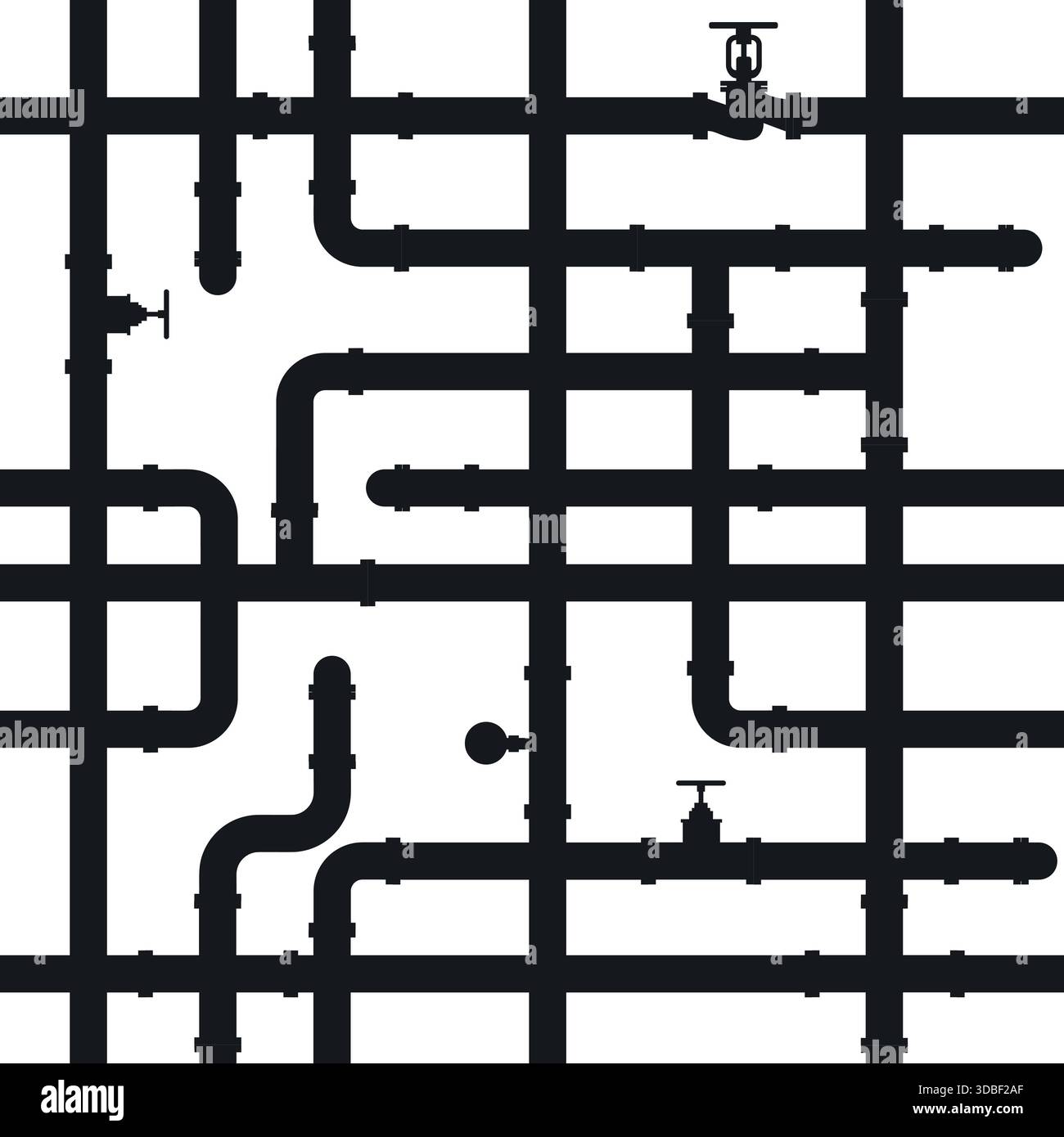 Vector canalization Black and White Stock Photos & Images - Alamy