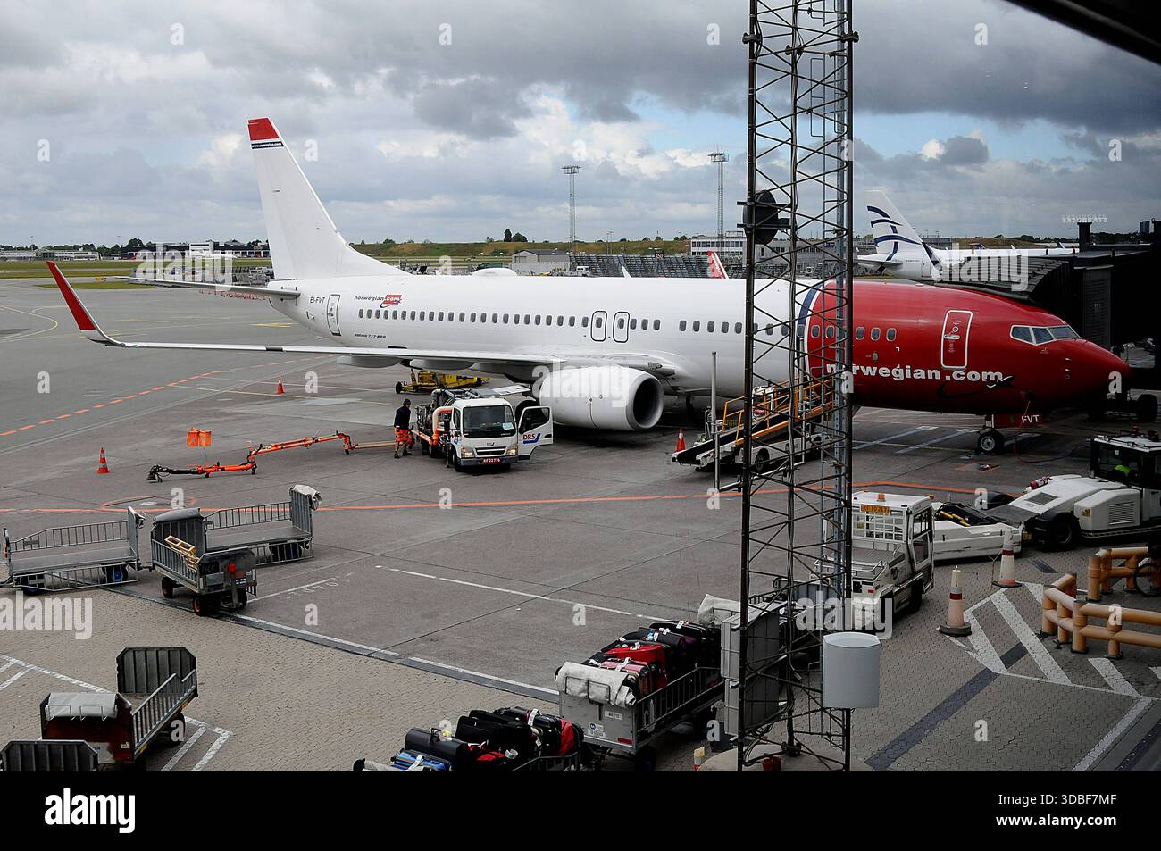 Copenhagen /Denmark./ 07 July 2019/ Norwegian coommercial flight at ...