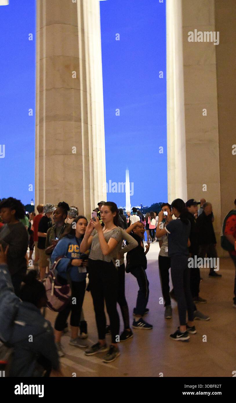WASHINGTON D C/District of Columbia/USA./ 08 .May. 2019/ Lincoln ...