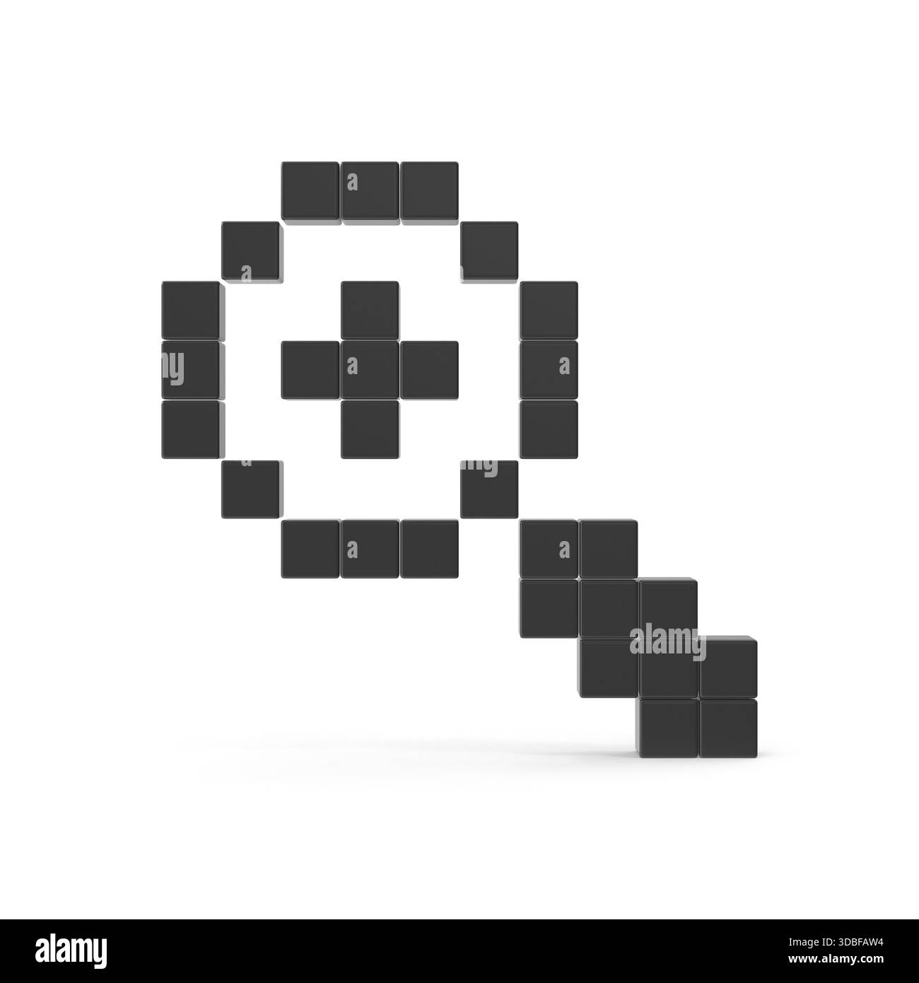 Magnifying glass ui icon Cut Out Stock Images & Pictures - Alamy