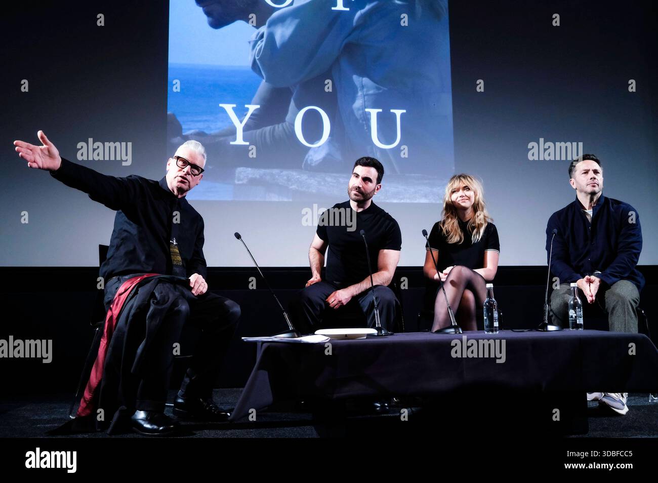 Mark Kermode, Brett Goldstein, Imogen Poots und William Bridges in der ...