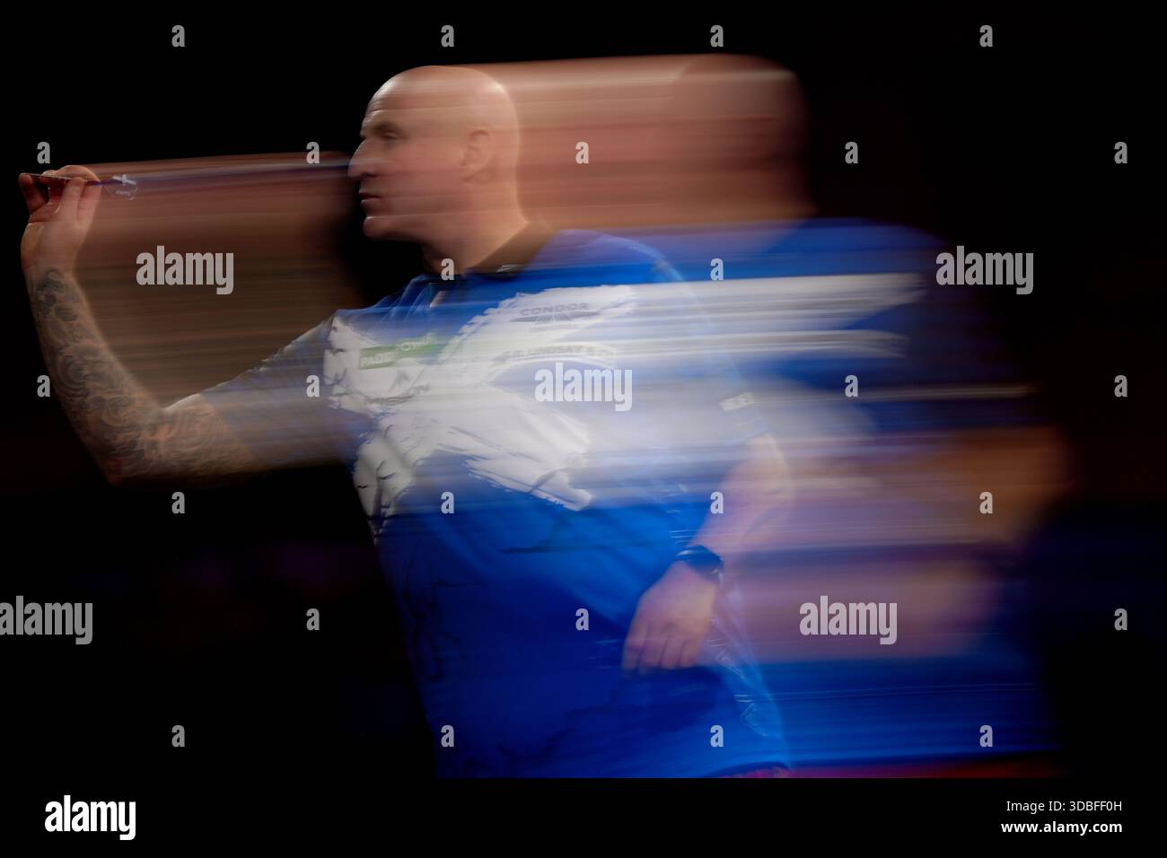 Alan Soutar during his match against Teemu Harju on day six of the ...