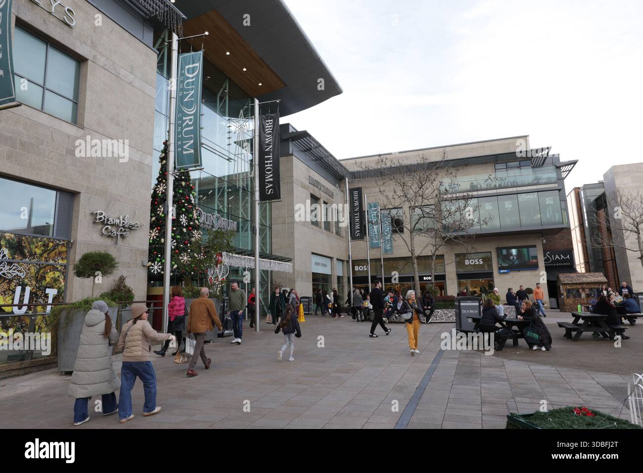 Dublin, Ireland - 14th December 2025 - View from the exterior at busy ...