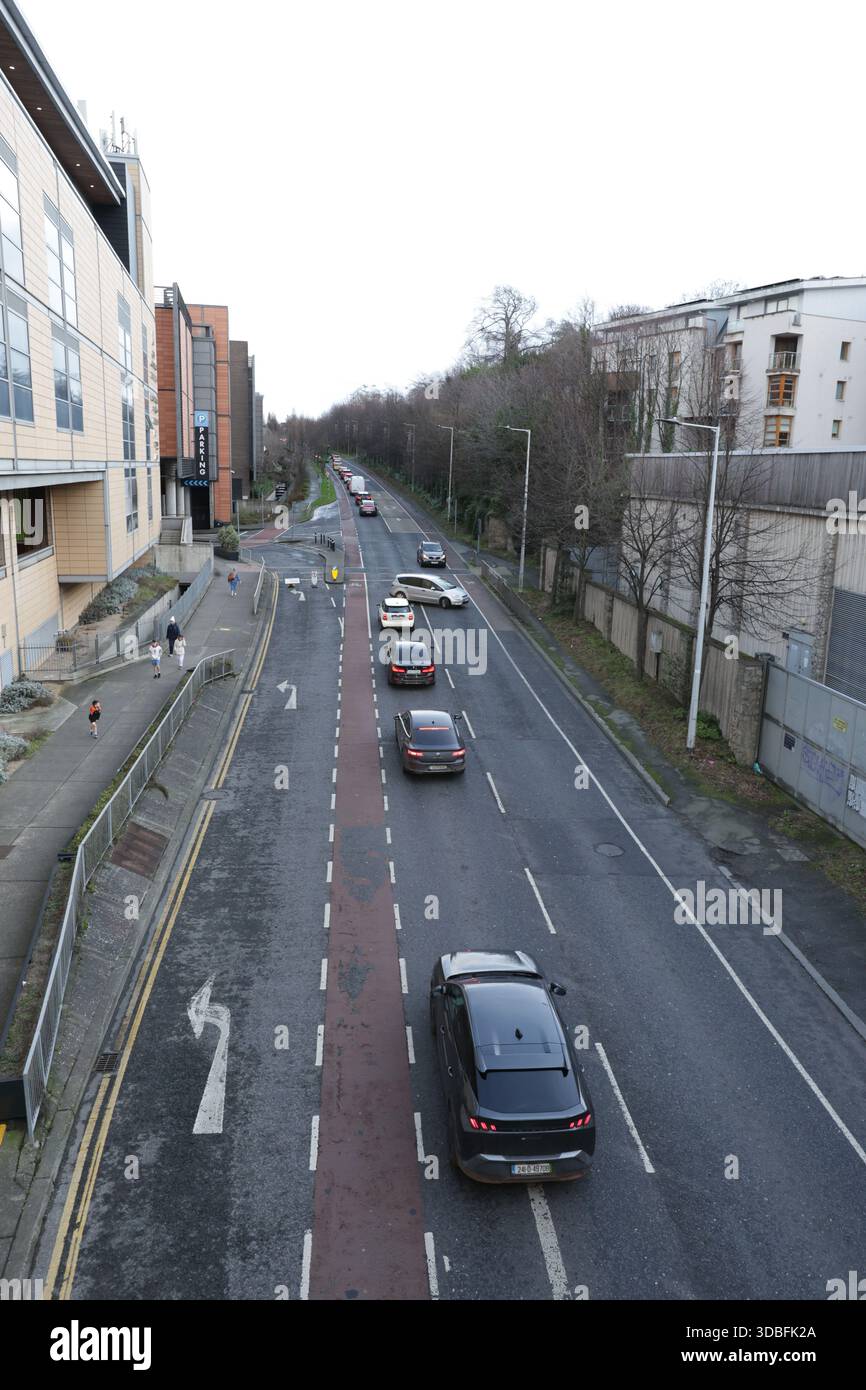 Dublin, Ireland - 14th December 2025 - View of the R117 Dundrum bye ...