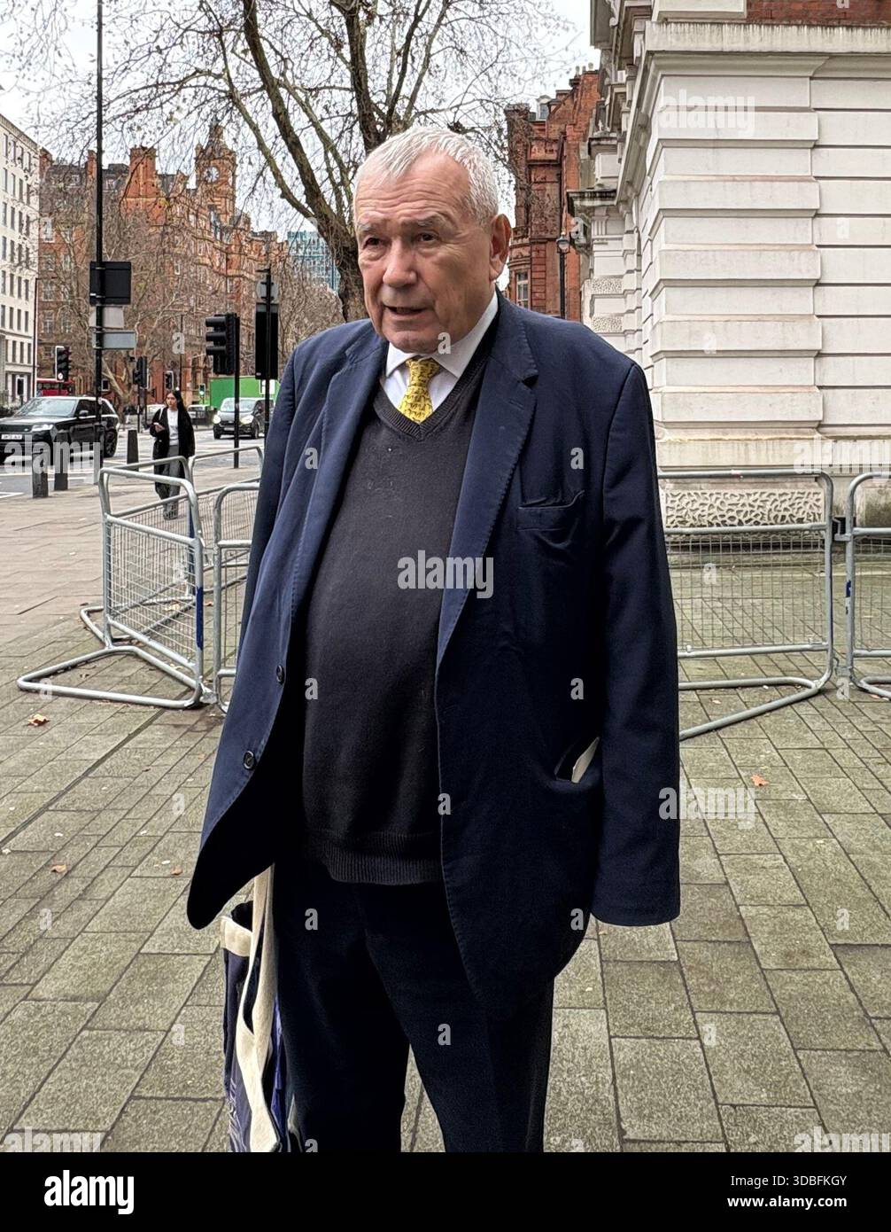 Lord Tim Razzall leaves Westminster Magistrates Court in London, where ...