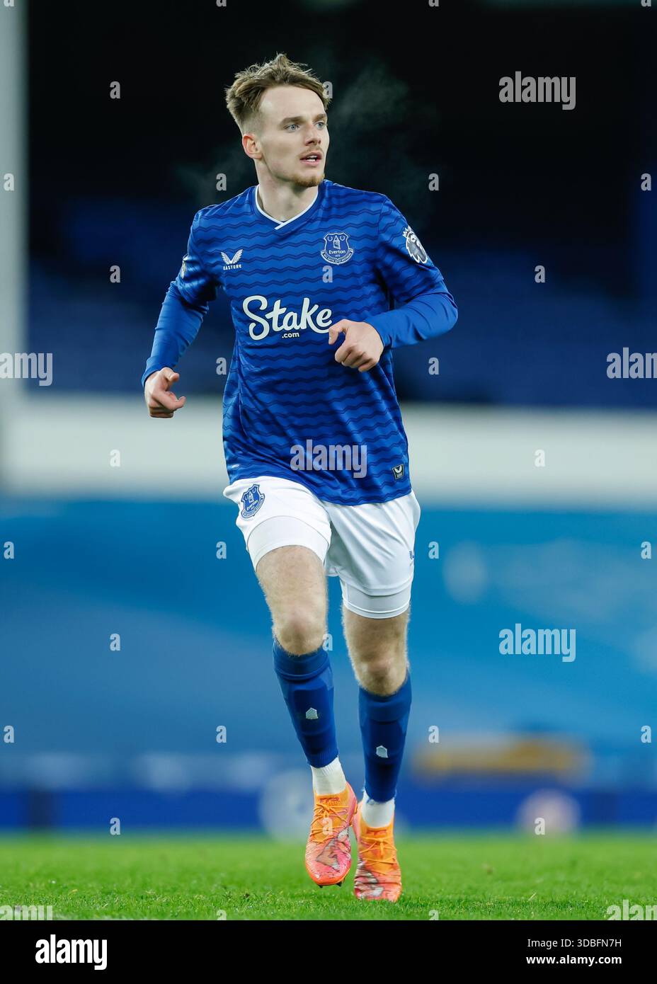 Liverpool, England, 15th December 2025. Callum Bates of Everton during ...