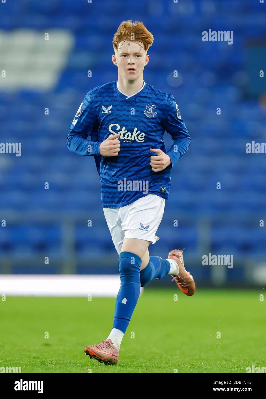 Liverpool, England, 15th December 2025. Braiden Graham of Everton ...