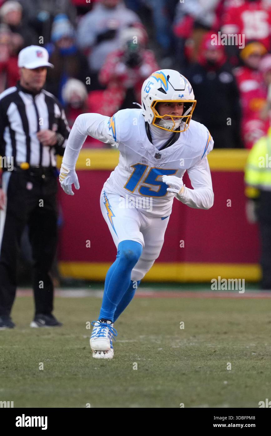 Los Angeles Chargers wide receiver Ladd McConkey in action against the ...