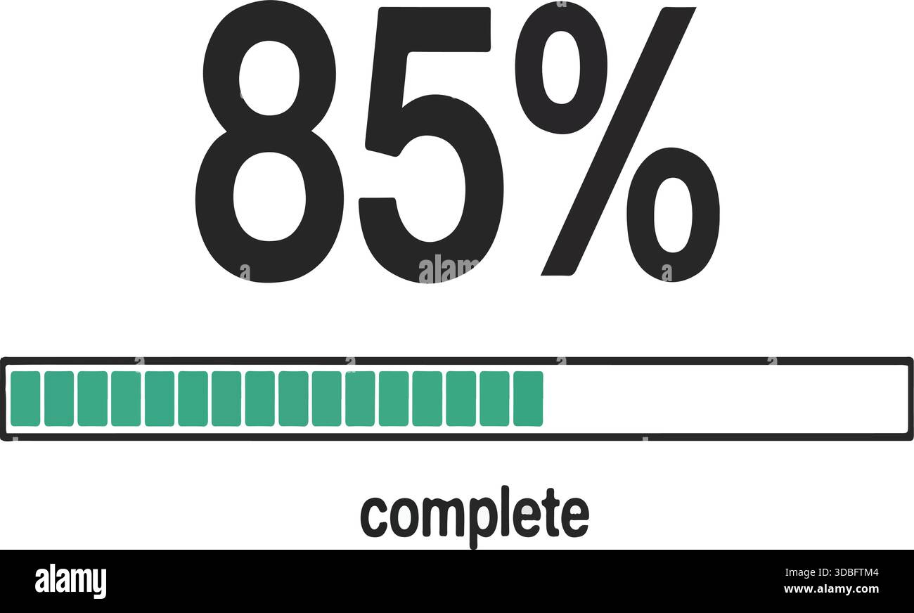 Digital loading progress bar animation Cut Out Stock Images & Pictures ...