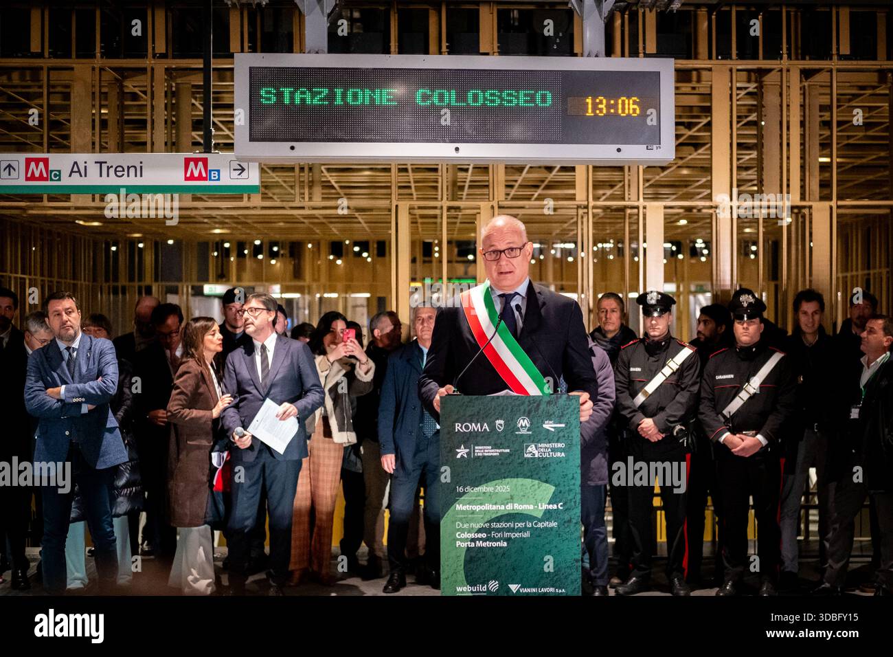 December 16, 2025, Rome, Rm, Italy: The new Porta Metronia and ...