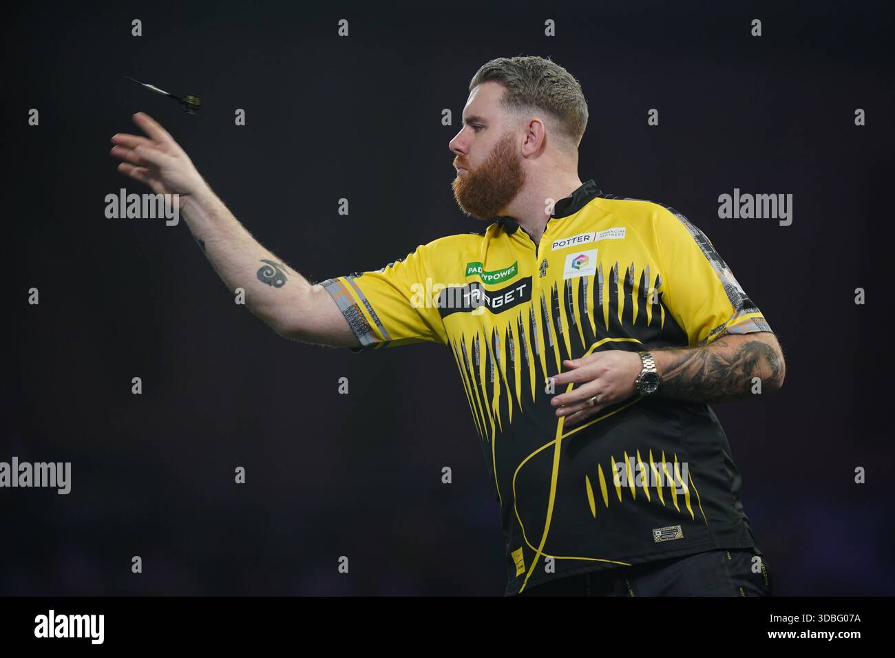 Scott Williams during the match between Scott Williams and Paolo ...