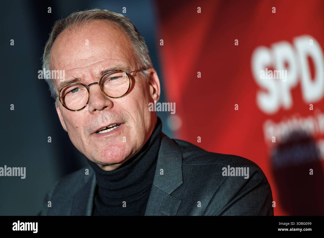 Statement SPD Matthias Miersch SPD Vorsitzender, bei einem Statement ...