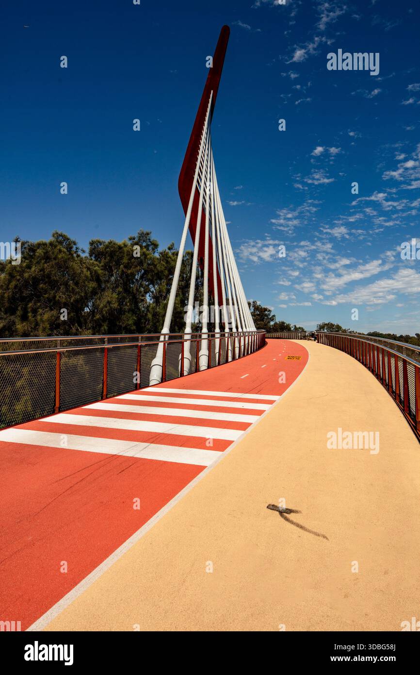 Spans two separate channels of the swan river hi-res stock photography ...