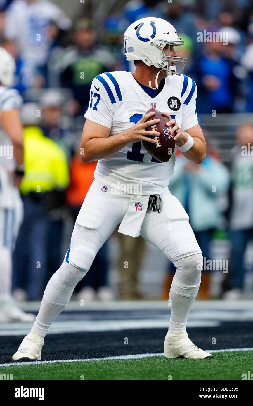 Indianapolis Colts quarterback Philip Rivers (17) looks to pass the ...