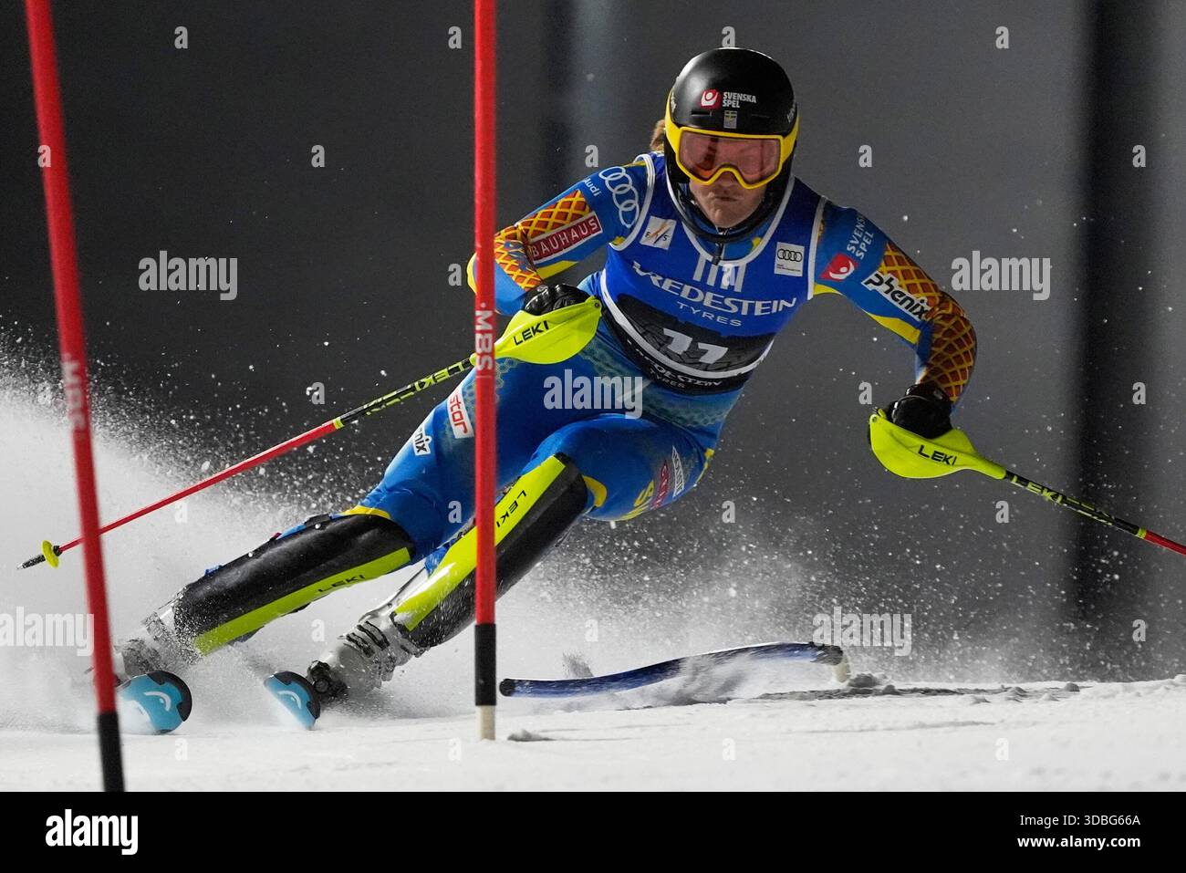 Sweden's Anna Swenn Larsson competes in an alpine ski, women's World ...