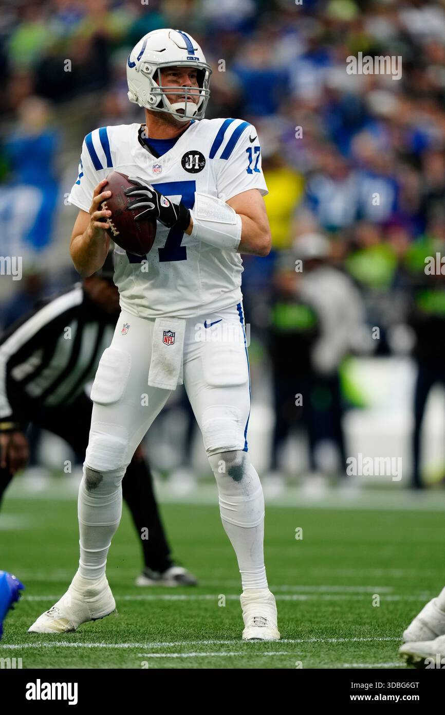 Indianapolis Colts quarterback Philip Rivers (17) looks to pass the ...
