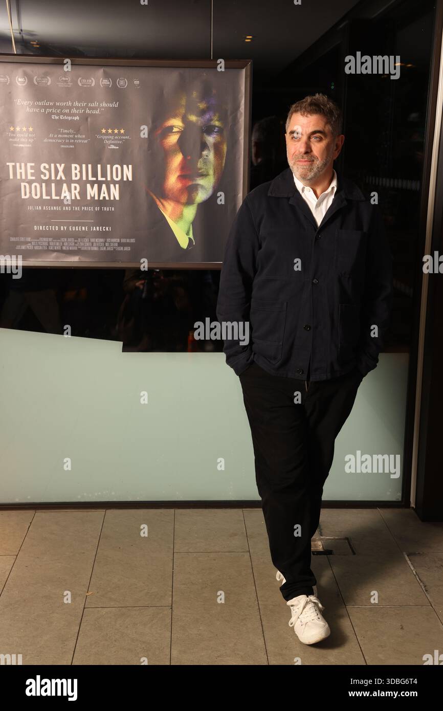 Director Eugene Jarecki arriving for the UK premiere of The Six Billion ...