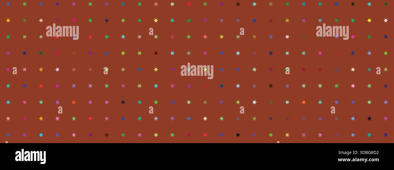 A warm brown background covered in a repeating pattern of small ...