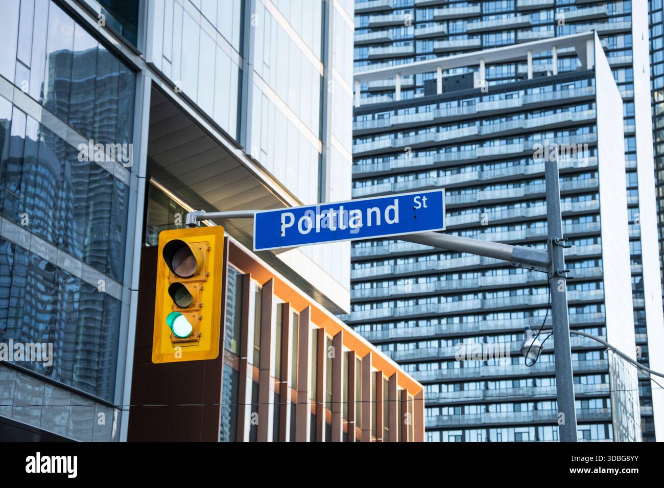 Streets portland road sign hi-res stock photography and images - Alamy