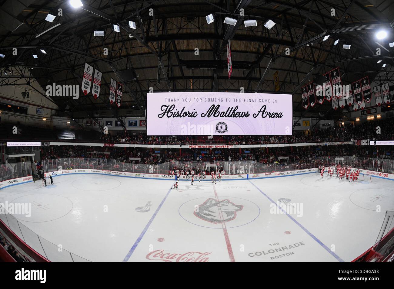 BOSTON, MA - DECEMBER 13: A general view of the arena after the college ...
