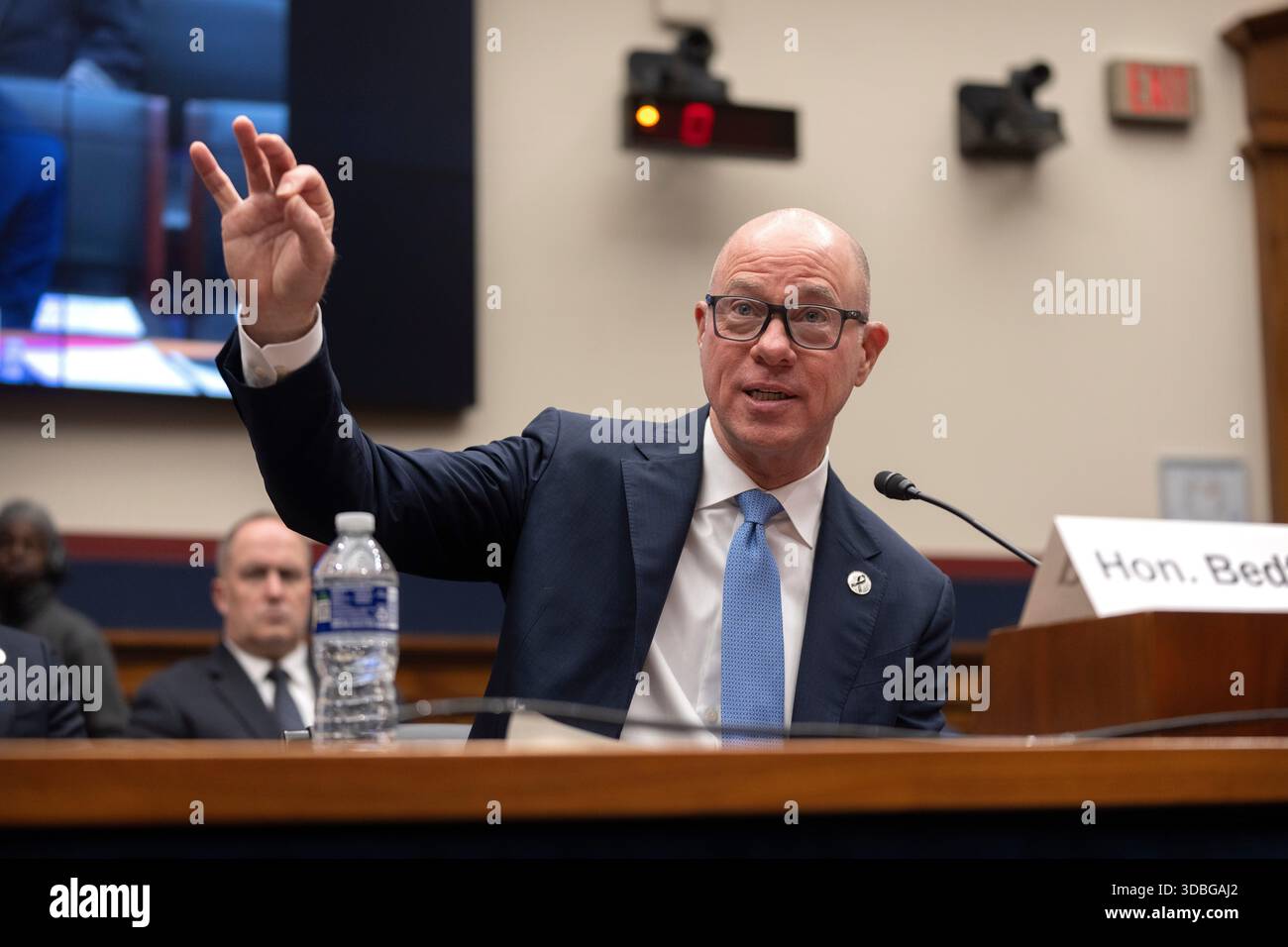 FAA Administrator Bryan Bedford speaks during a hearing of the Aviation ...