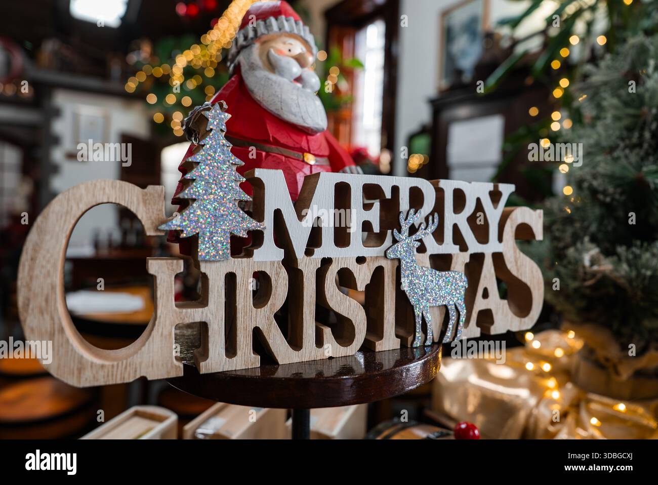 Cozy scene shows christmas gifts hi-res stock photography and images ...