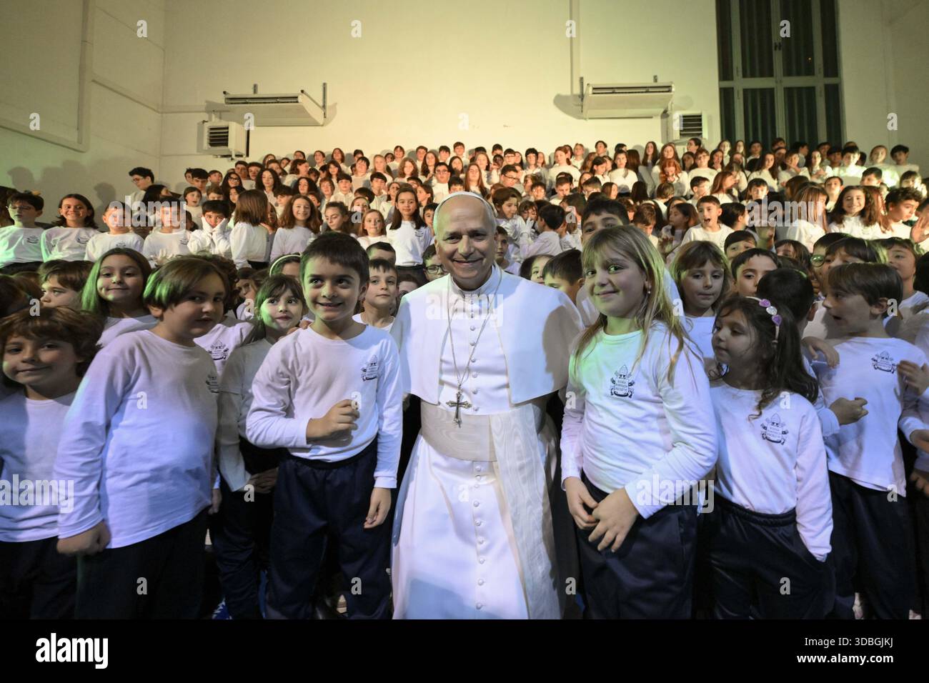 **NO LIBRI** Italy, Castelgandolfo , Vatican, 2025/12/16. Pope Leo XIV ...